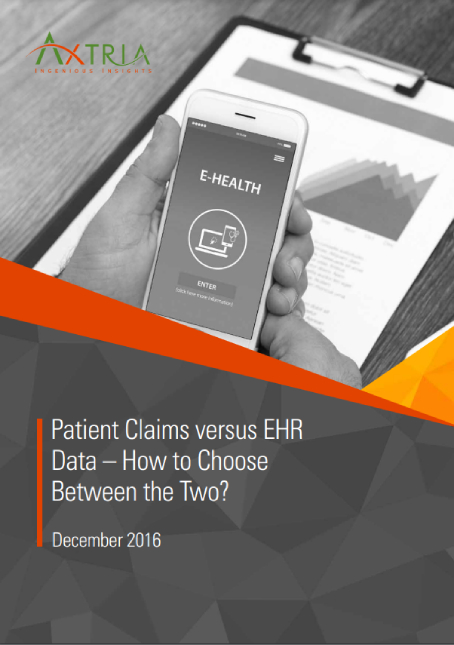 Patient Claims v/s EHR Data Usage for Pharma Sales Planning
